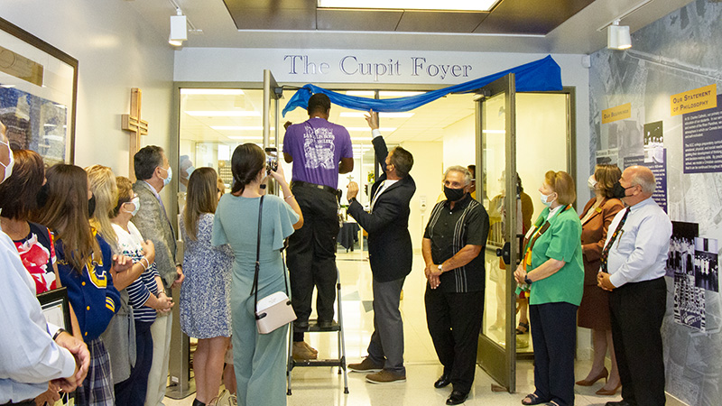 Cupit Foyer dedicated to former principal’s legacy of service | L ...