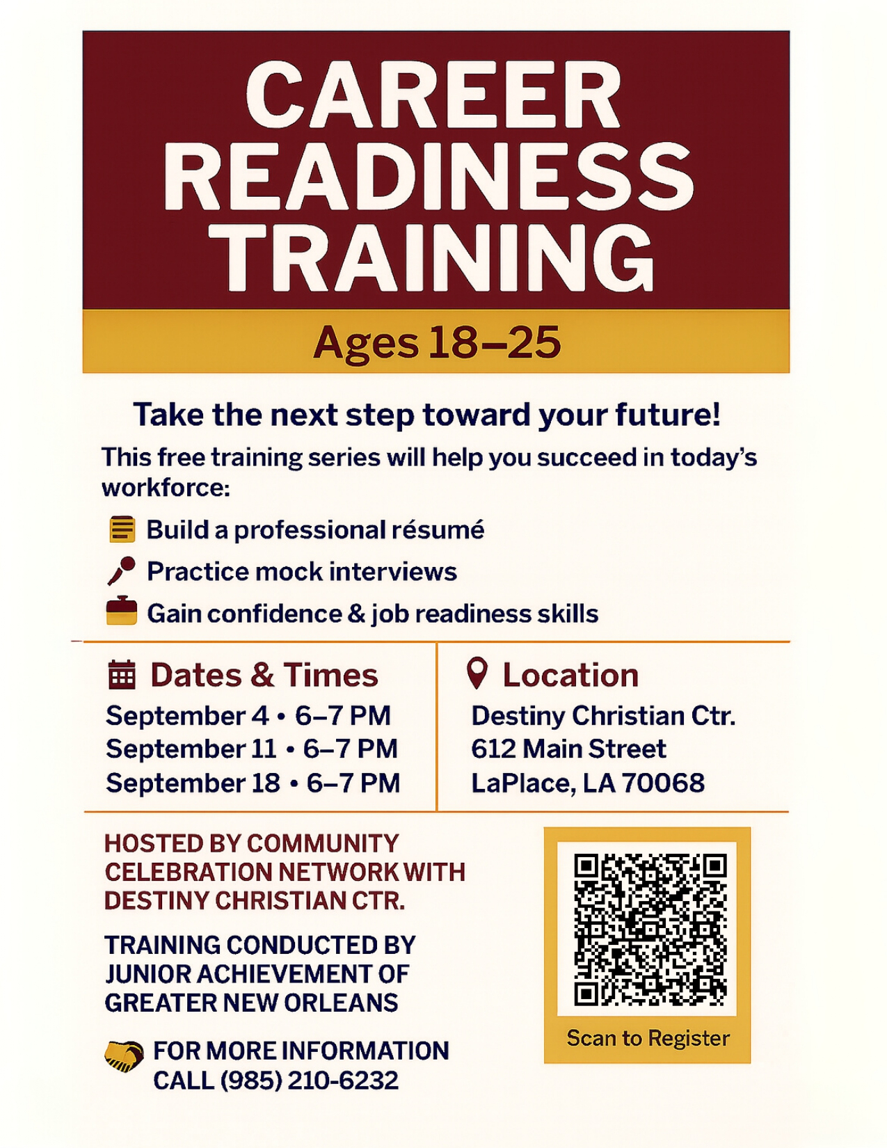 Community Celebration Network launches training to equip young adults with career readiness ...